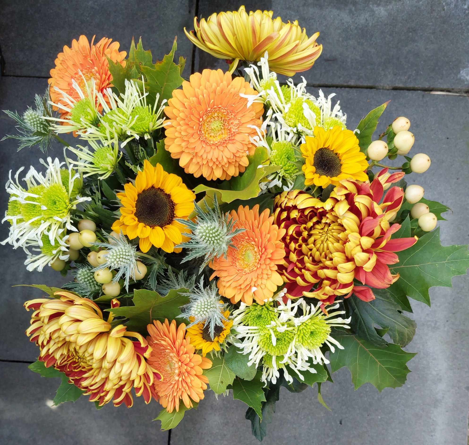 Herfst boeket - De Gerberas